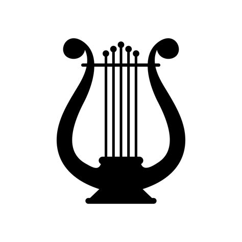 Harp Vector Icon 12325052 Vector Art At Vecteezy