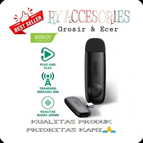 Jual Ry Robot Wireless Connector Rs20 Wireless Microphone Mic Clip On