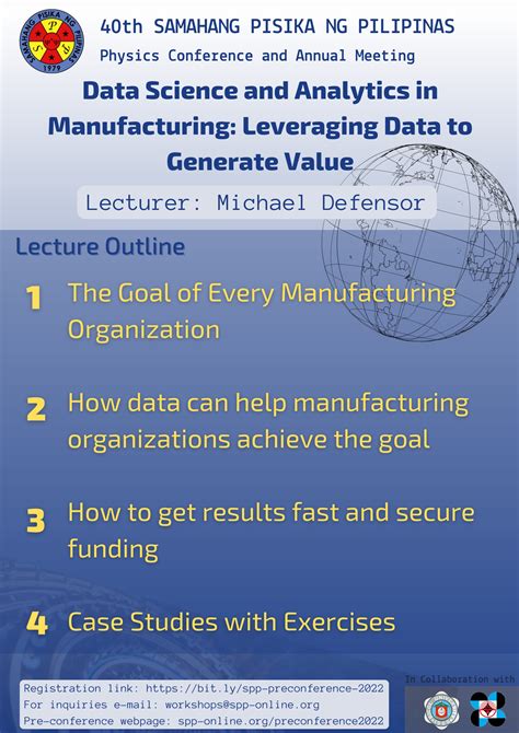 Workshop On Data Analytics Applications For Industry 2022 Samahang