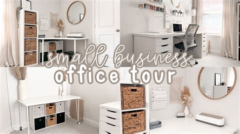 Small Business Office Tour Decor And Storage Ideas Youtube