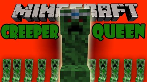 Creeper Queen Mod Boss Creeper Minecraft Mod 164 162 Review E