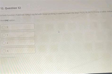 12 Question 12 A Hash Function H Defined H K Studyx