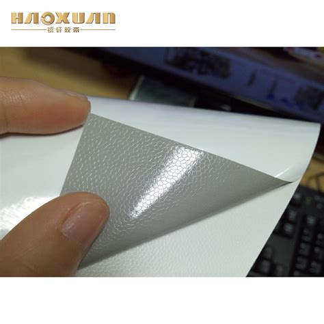 White Glossy Custom Printable Poster Material Self Adhesive Vinyl For