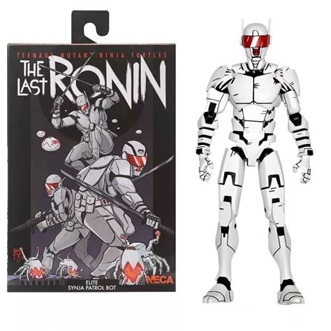Neca Tmnt The Last Ronin Elite Synja Patrol Bot White Version7 Inch