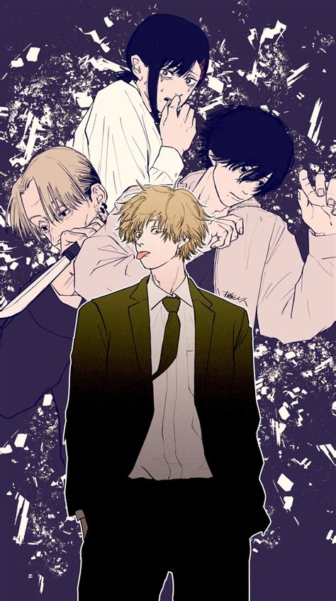 Denji Higashiyama Kobeni Yoshida Hirofumi And Kishibe Chainsaw Man