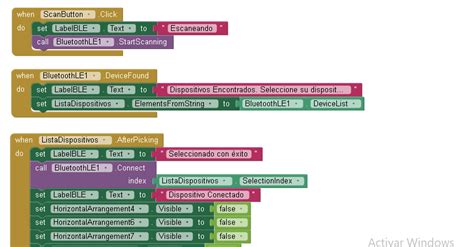 list index too large using ble blocks with listpicker mit app