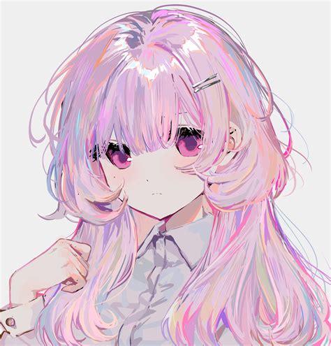 Aimi Mimi Nii2 Original Highres 1girl Blush Center Flap Bangs