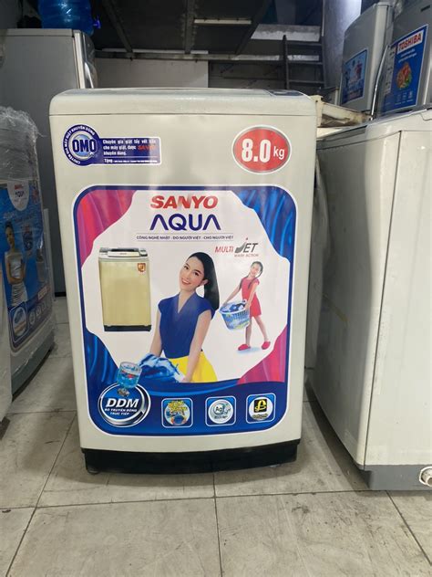 Máy Giặt Sanyo 8kg Điện Lạnh Toàn Phát