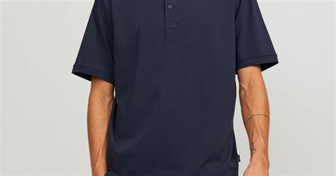 Plain Polo T Shirt Dark Blue Jack And Jones®