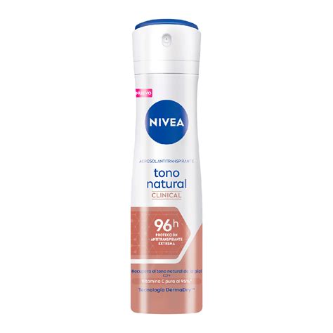 Desodorante Nivea Spray Clinical Tono Natural 150ml Drogas Exito