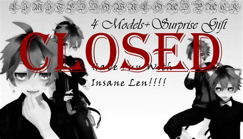 Mmd Insane Len Model Pack Limited Dl Closed By Mikaookami20 On