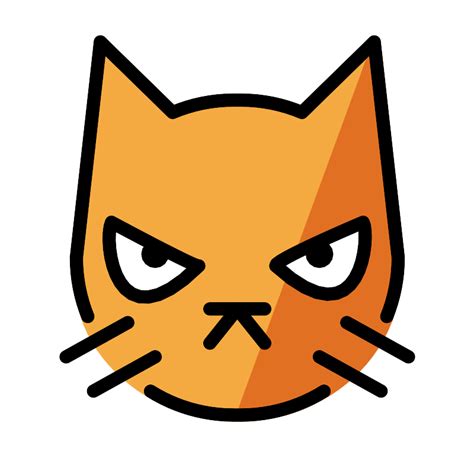 Pouting Cat Vector Svg Icon Svg Repo