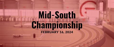 Mid South Conference Indoor Track And Field Championships Norton Slc