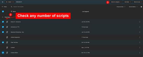 Allow Drag And Drop Of Scripts Into Categories Feature Requests