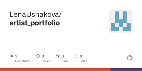 GitHub LenaUshakova Artist Portfolio