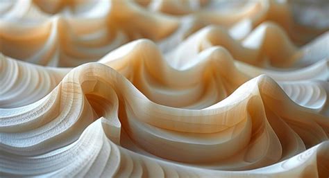 Abstract Art Wavy Patterns Organic Shapes Surface Texture Mixed Media