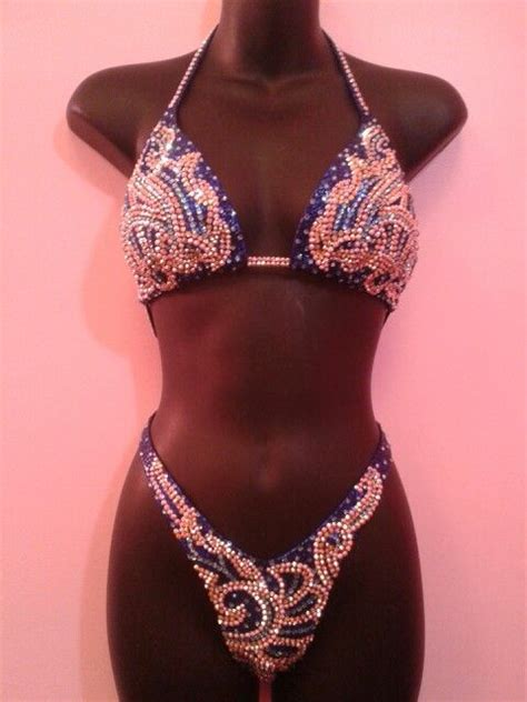 2 500 Crystals Figure Competition Suits Competition Time Bikini