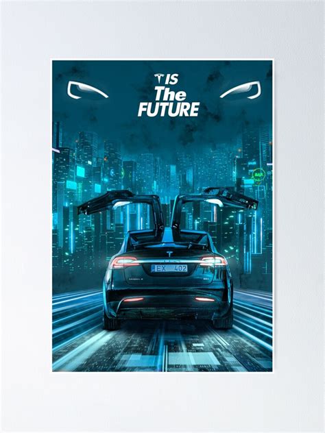 Tesla Elon Musk Poster For Sale By Mslstore Redbubble