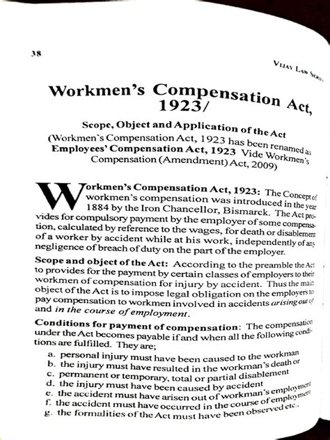 Workmens Compensation Pdf Workers Compensation Legal Liability