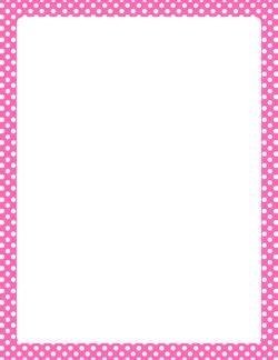 Free Polka Dot Borders Clip Art Page Borders And Vector Graphics