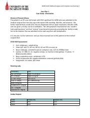 Medical Surgical Nursing Case Study Complex Care Plan For Course Hero