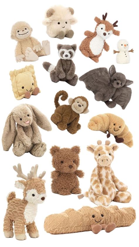 Cute Jellycat Stuffed Animals