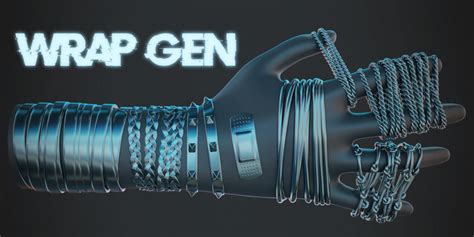 Wrap Gen Generate Fully Customisable Procedural Wraps Blendernation Bazaar