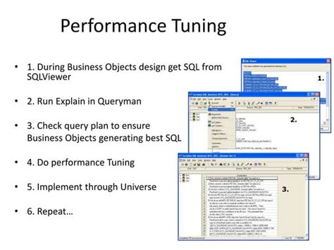 sap bo and teradata best practices pptx