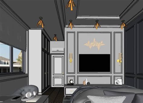Interior Bedroom Scene Sketchup Model Download Id 101000134 Duy Loc