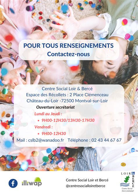Actualités Programme de l été enfance Actualité illiwap de Centre Social Loir Bercé