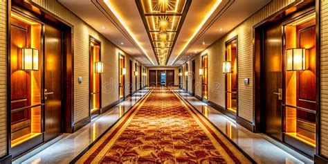 Stunning Ledlit Hotel Hallway A Luxurious Interior Design Showcase For