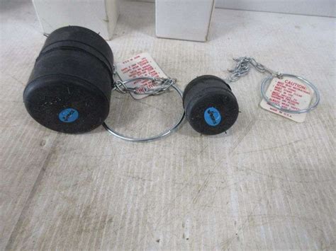 3 Pneumatic Test Plugs 2 3 And 4 NIB Albrecht Auction Service