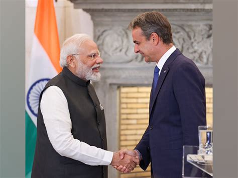 Pm Modi And Greek Pm Mitsotakis Discuss Strengthening India Greece