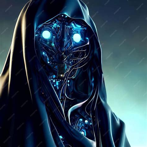 Premium Ai Image The Cyborg Assassin Monk