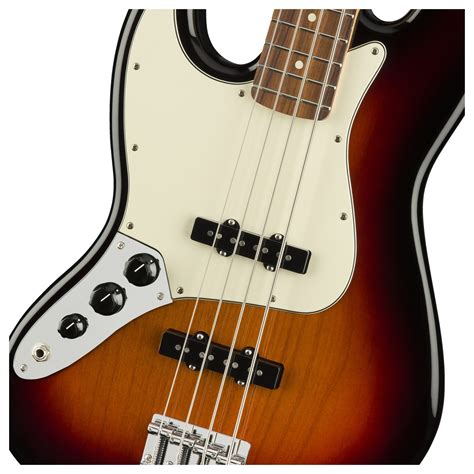 Fender Player Jazz Bass Pf Left Handed 3 Tone Sunburst At Gear4music