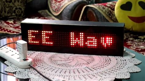 Led Scrolling Display Board Using Arduino With 74hc595 Youtube