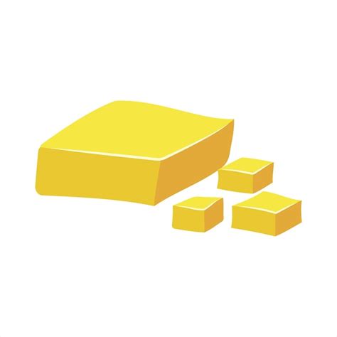 Premium Vector Butter Vector Illustration On A White Background