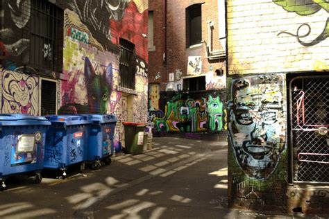 Melbourne Australia February 2019 Street Art By Unidentified Artist
