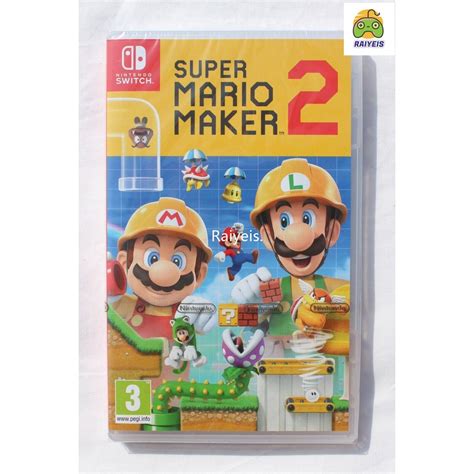 Jogos Super Mario Maker 2 Nintendo Switch Jogos Mídia Física Novo