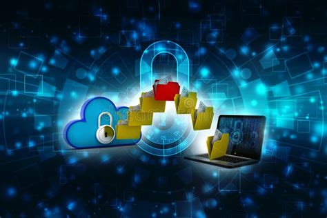 Cloud Computing Concept Cloud Computing Devices 3d Render Stock
