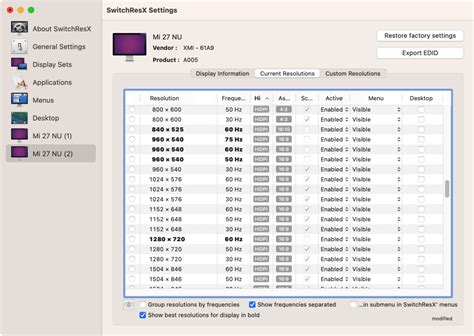 Switchresx Mac版下载 4 13 强大的屏幕分辨率修改工具 25mac软件下载站