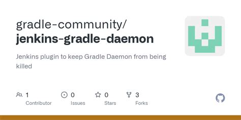 Github Gradle Communityjenkins Gradle Daemon Jenkins Plugin To Keep