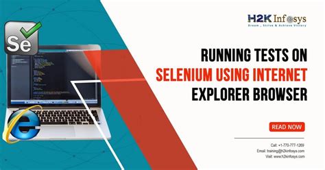 Running Tests On Selenium Using Internet Explorer Browser H2k Infosys