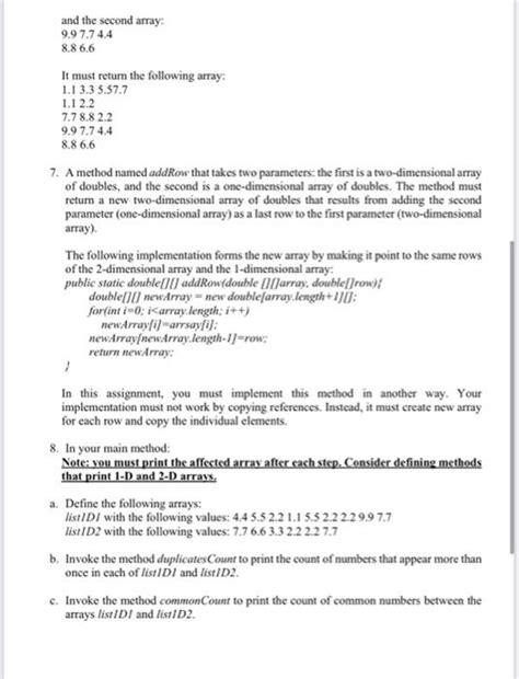 Solved Write The Following Methods In Your Class 1 A