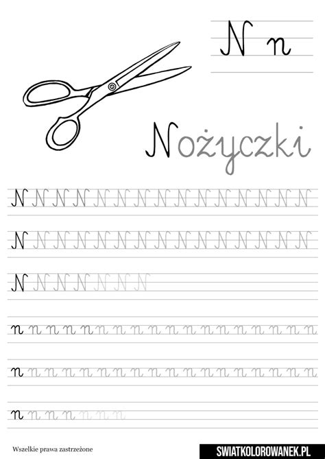 Karty Pracy Nauka Pisania Literek Dla Dzieci Szablony Do Druku Karty Pracy
