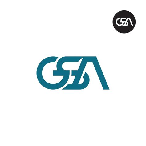 Letter Gsa Monogram Logo Design 31392576 Vector Art At Vecteezy