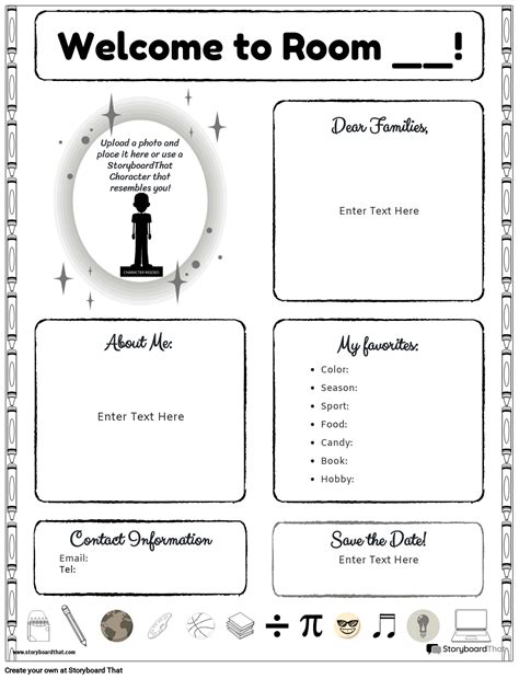 Møt Lærermalen Portrett Bw 4 Storyboard Av No Examples