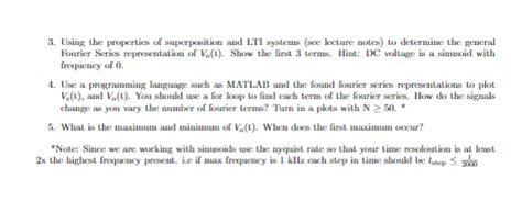 Solved 1 Prelab This Prelab Will Cover The Basics Of