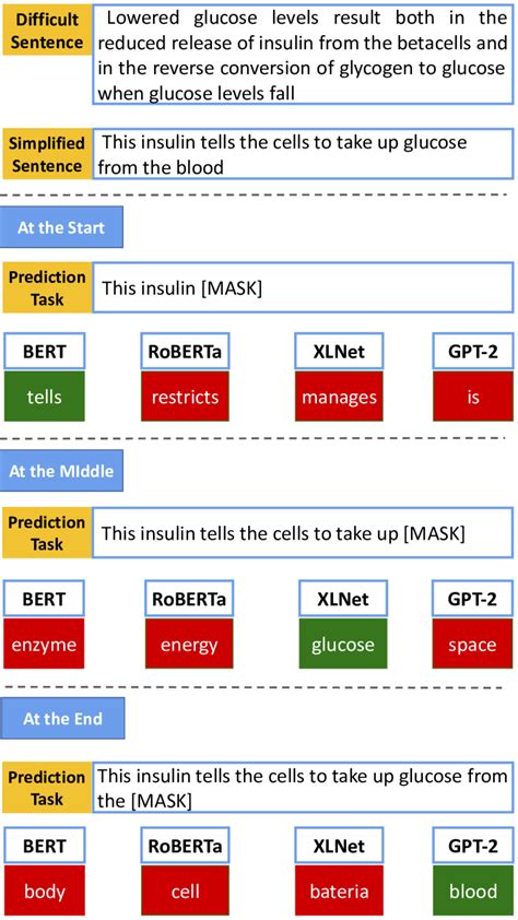1 an example of how individual plms handle a given medical text