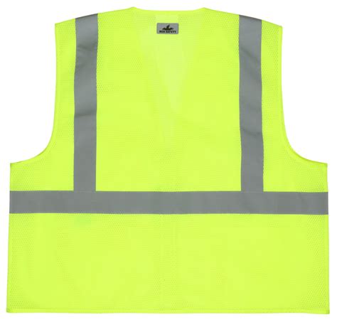 Rvcl2mlz Hi Vis Reflective Lime Safety Vest Mcr Safetys Buy And Try
